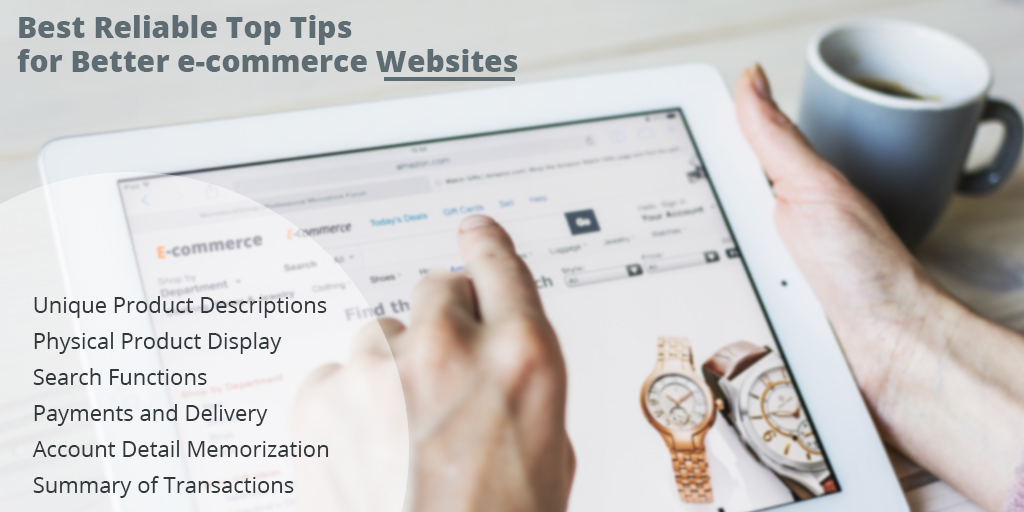 What are the Best Reliable Top Tips for Better e-commerce Websites?